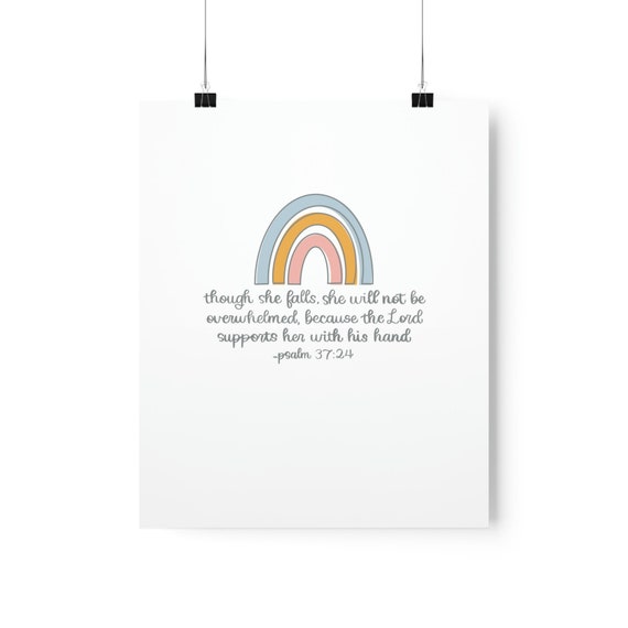 Psalm 37:14 Art Print | Bible Verse Art Prints | Inspirational Reminder ...