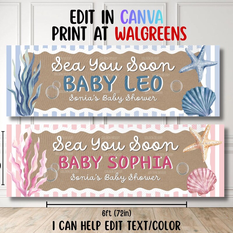 Sea You Soon Baby Shower - Etsy