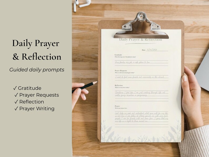 Bible Study Journal Printable PDF | Nature-inspired Minimalist ...