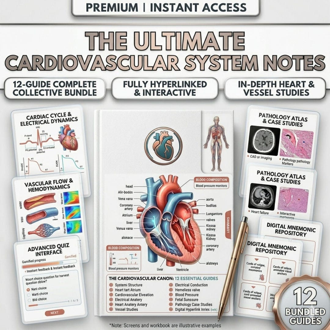 100+ Cardiovascular System Notes, Nursing School Note, Cardiovascular ...