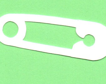 25 Pack Paper Baby Shower Rattle Shape, Baby Pacifier Cut Out Die ...