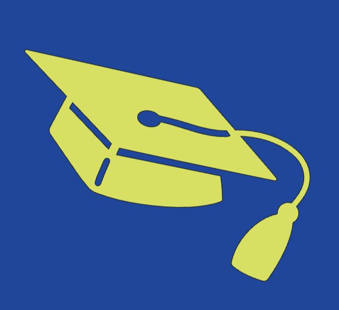25 Pack - Paper Graduation Cap Shapes, Cut Out, DIY, Party Supplies ...