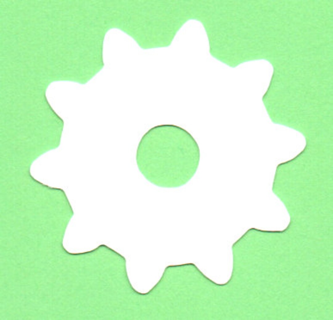 25 Pack - Paper Gear Shapes, Gear Cut Out, Card Stock , DIY Gear ...