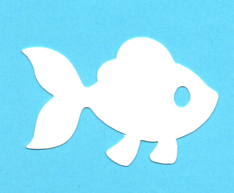 25 Pack - Paper Sea Fish Shapes, Cut Out Sea Fish, Cardstock Fish, DIY ...