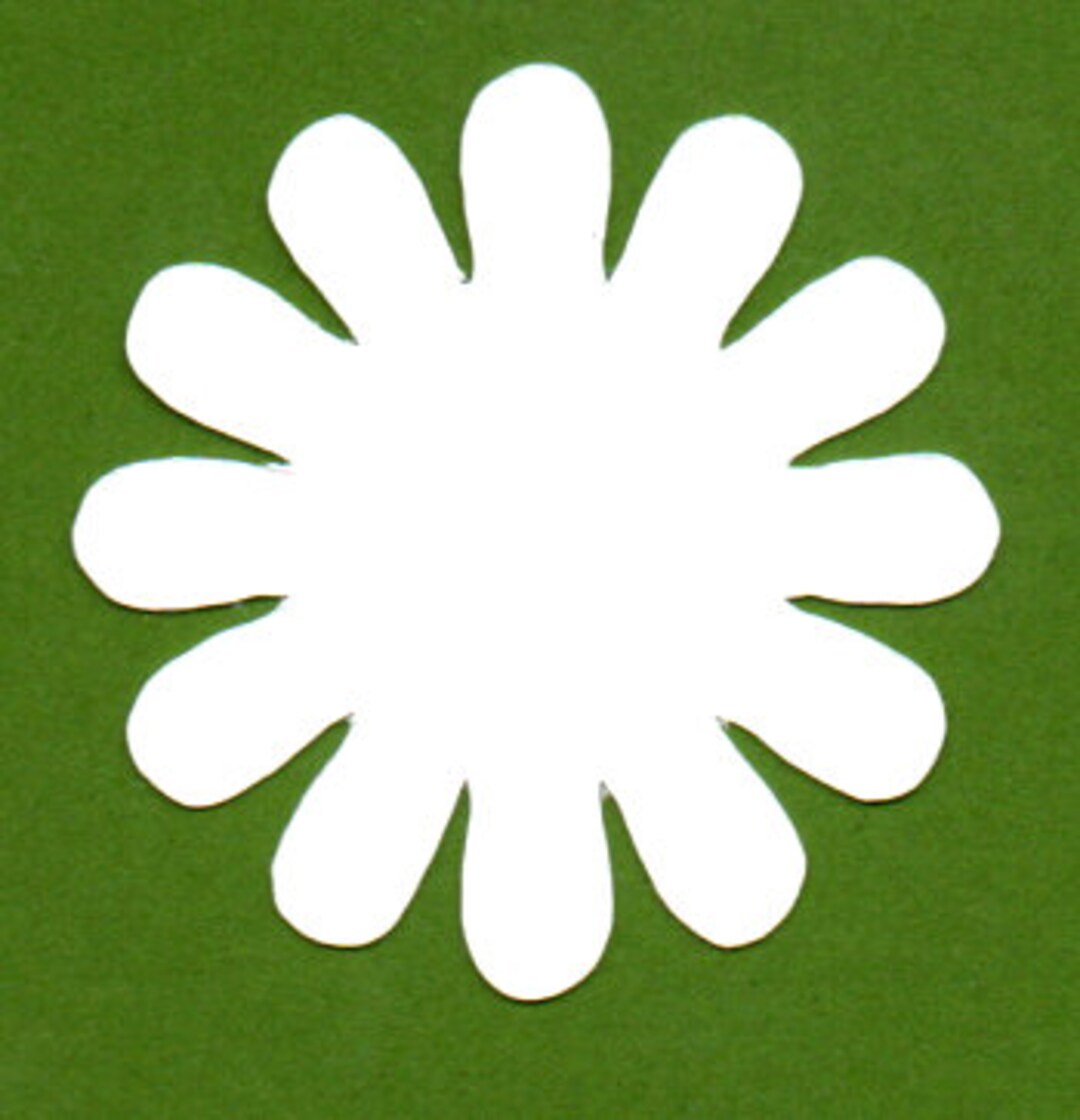 25 Pack Paper Flower Shape, Flower Cut Out Die, Cardstock Flower, DIY ...