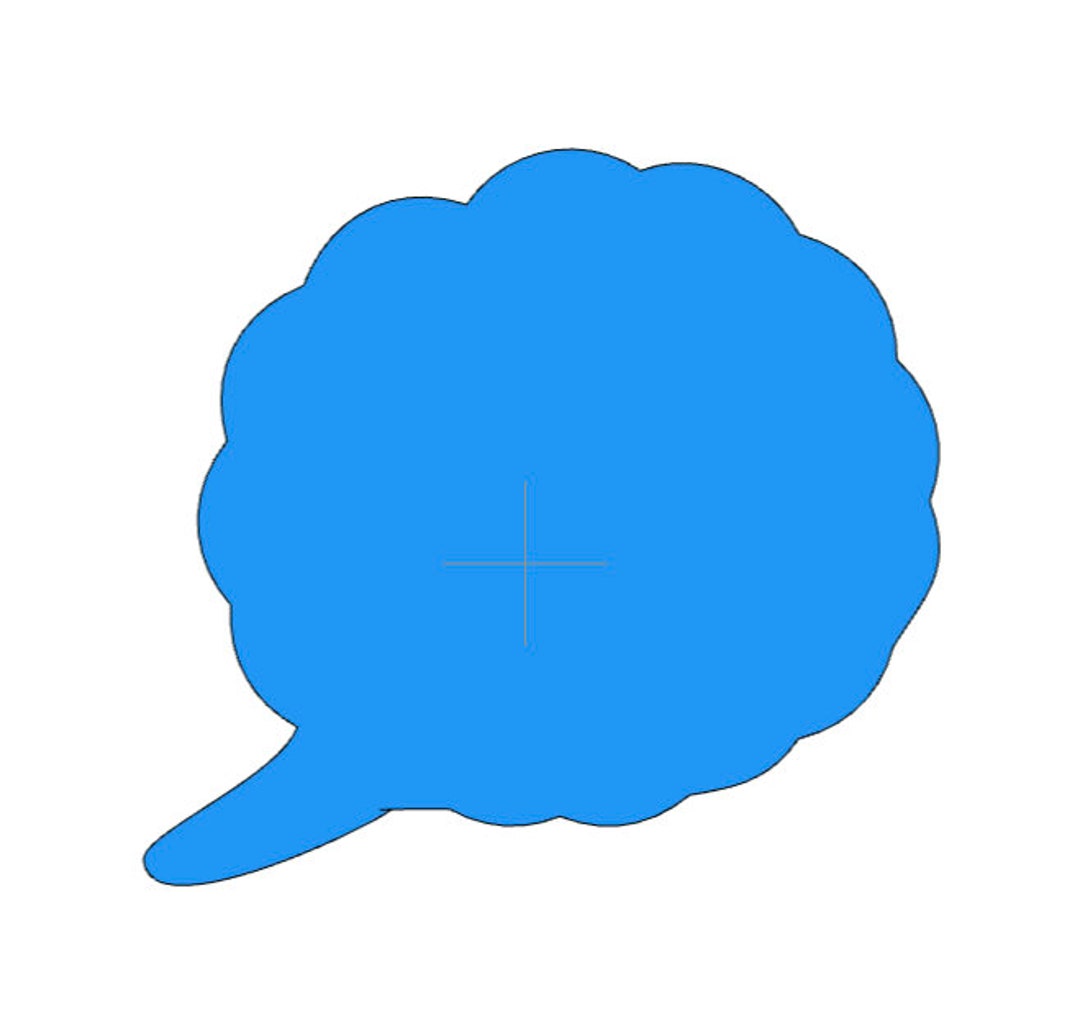 25 Pack - Paper Speech Bubble Shapes, Cut Out Bubble, Cardstock Thought ...