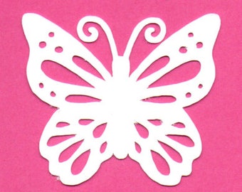 25 Pack - Paper Butterfly Shapes, Cut Out Butterfly , Cardstock ...