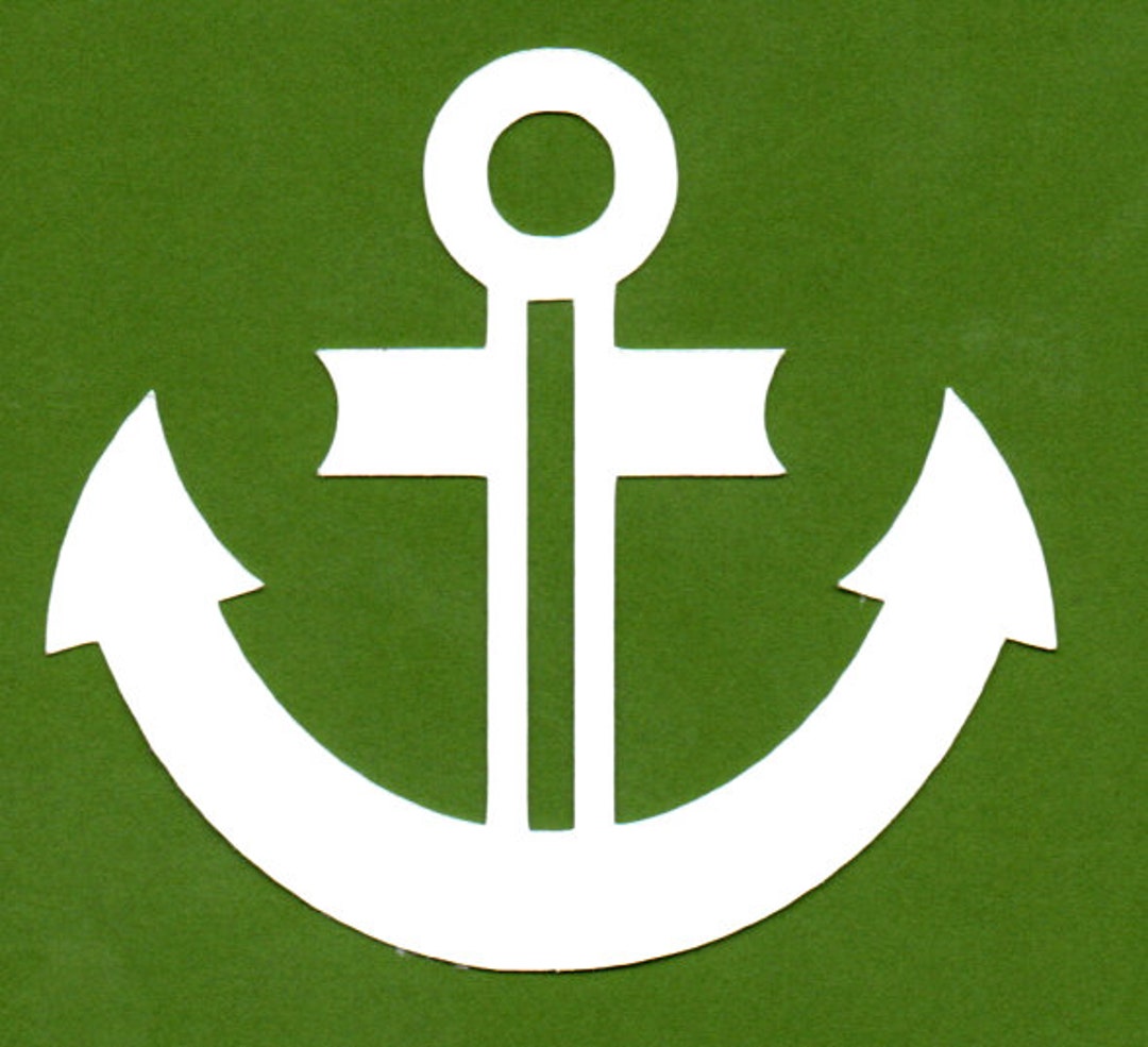 25 Pack - Paper Anchor Shapes, Cut Out Anchor, Cardstock Anchor, DIY ...