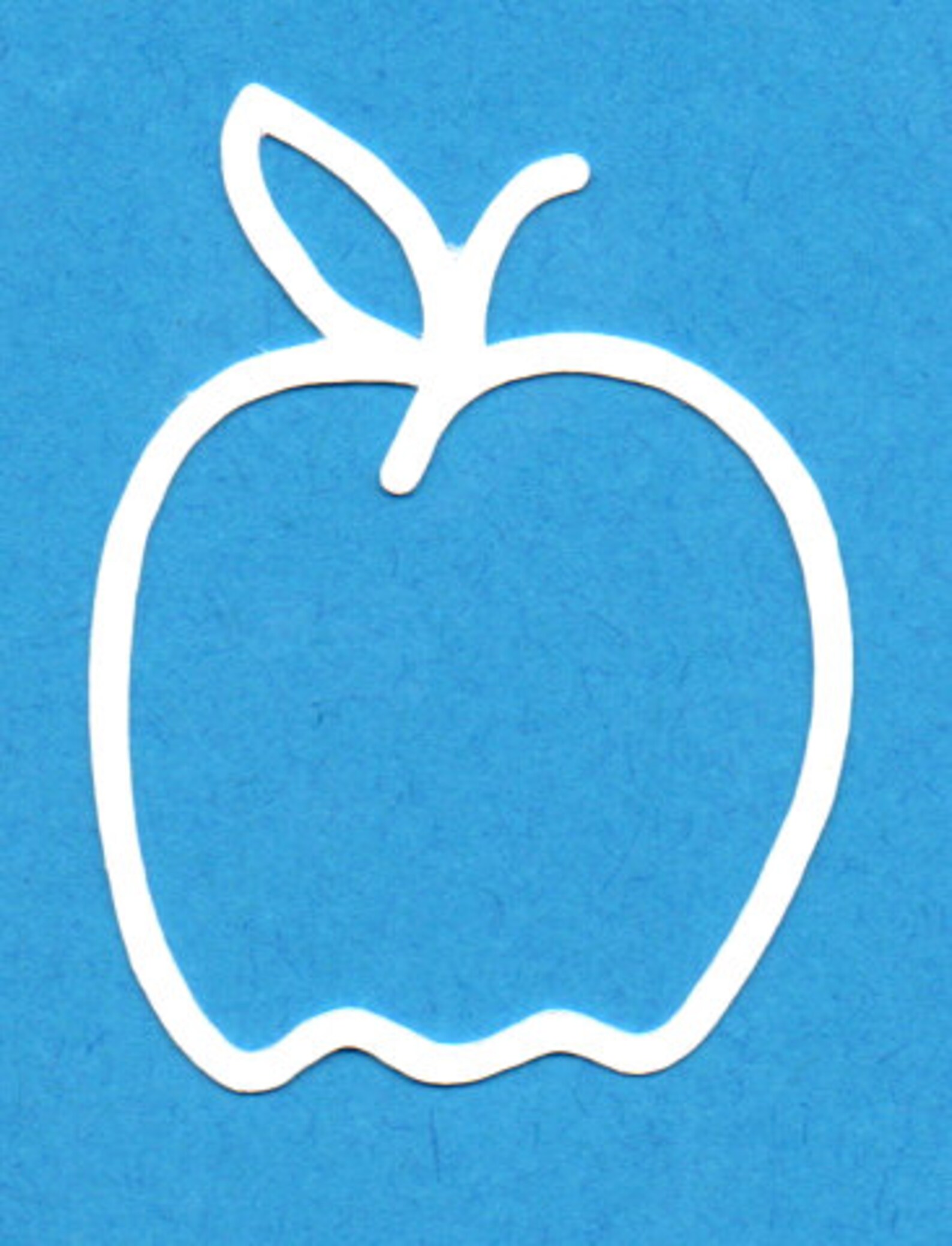 25 Pack Paper Apple Shape, Fruit Cut Out Die, Cardstock Apple, DIY ...