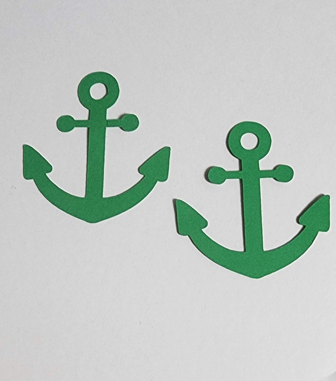 25 Pack - Paper Anchor Shapes, Cut Out Anchor, Cardstock Anchor, DIY ...