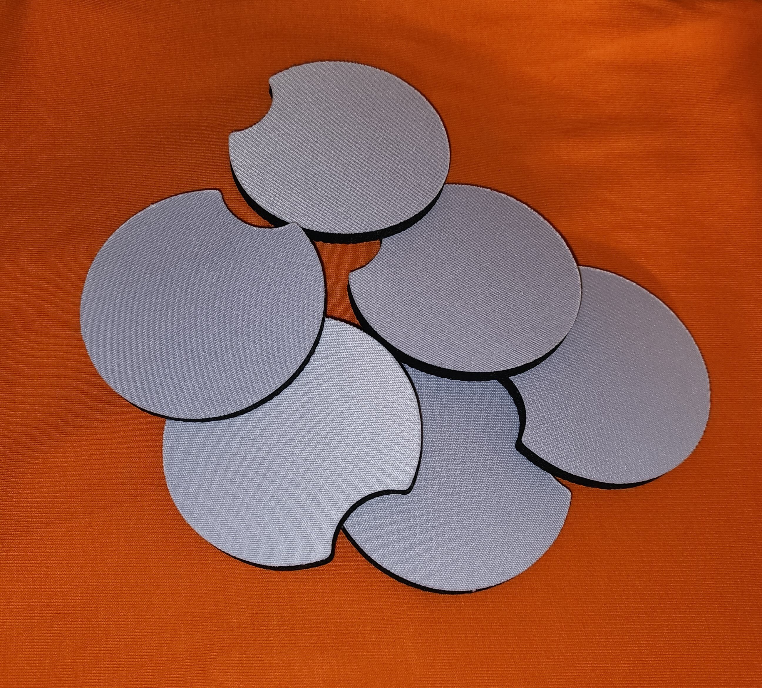 Sublimation Blank Car Coaster, 100% Polyester, Coaster for Thermal ...