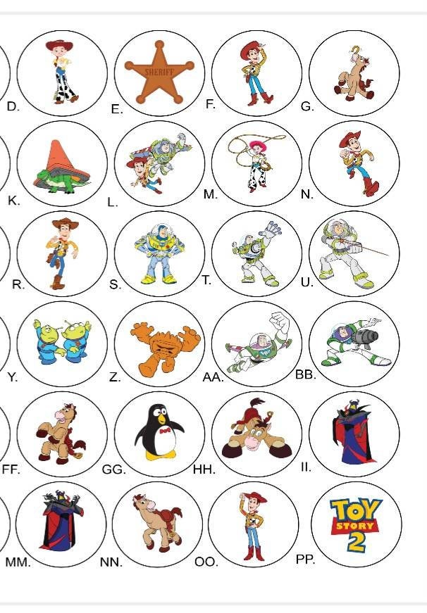 25 Sticker- Toy Story, Toy Story 2, Toy Story 3, Sticker, Decal - Etsy