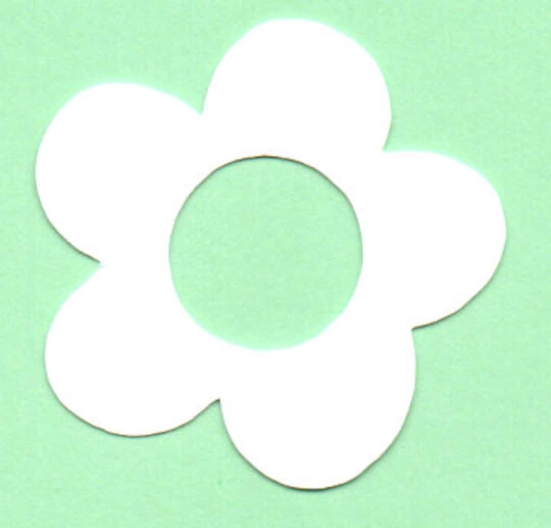 25 Pack Paper Flower Shape, Flower Cut Out Die, Cardstock Flower, DIY ...