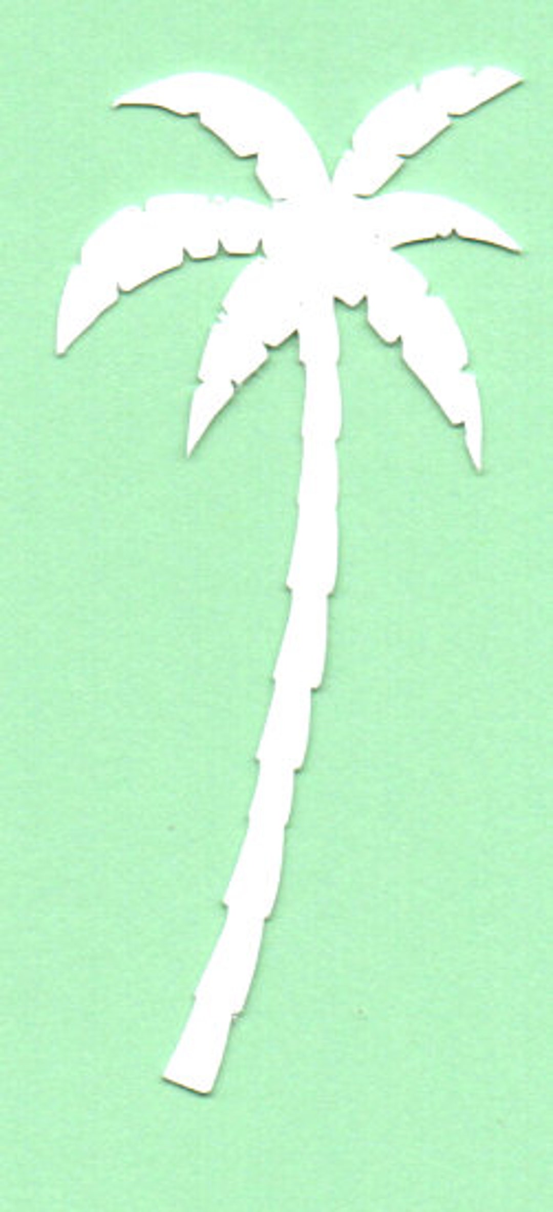 25 Pack Paper Palm Tree Shape, Flower Cut Out Die, Cardstock Flower ...