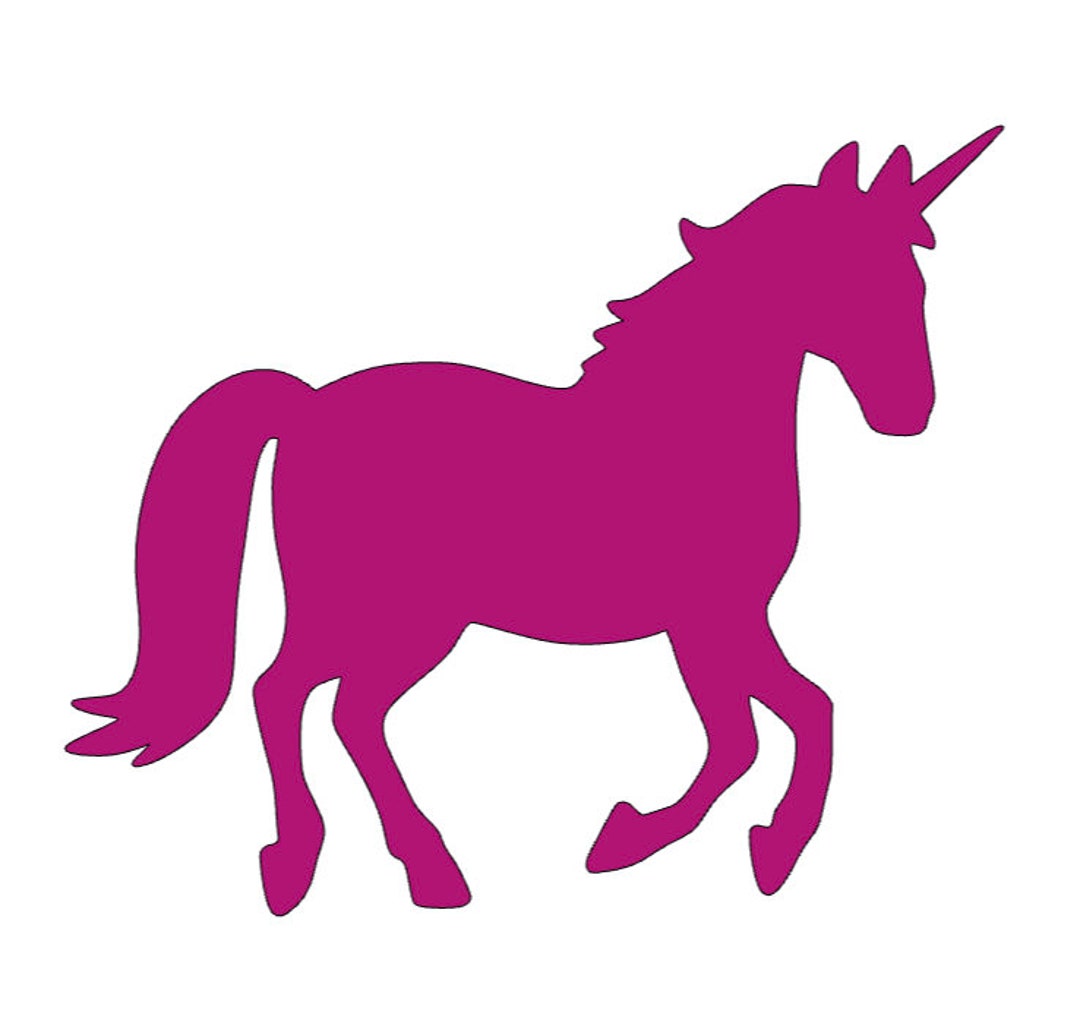25 Pack - Paper Unicorn Shapes, Cut Out Unicorn, Cardstock Unicorn ...