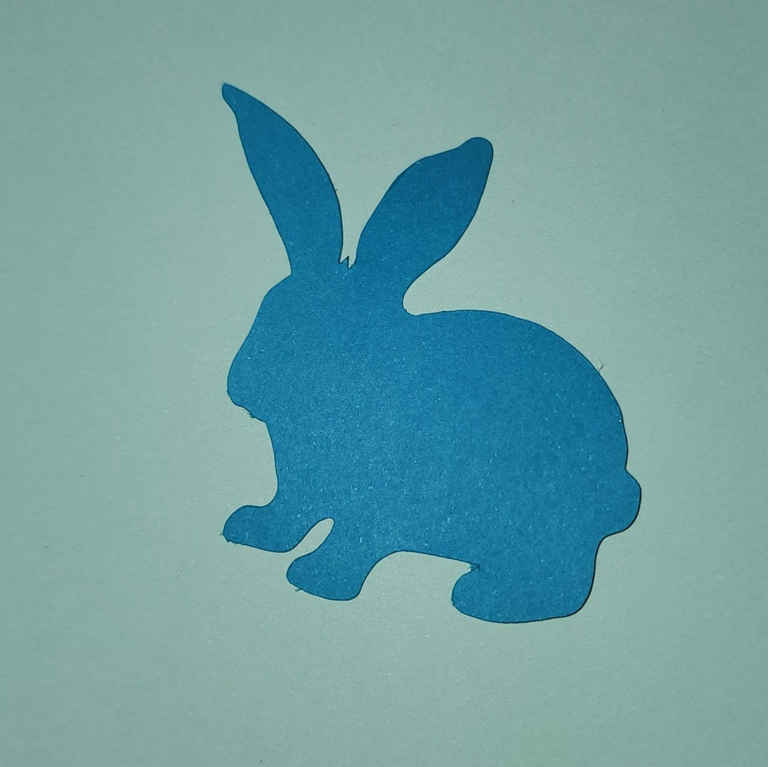 25 Pack- Easter Bunny Shape, Cut Out Bunny, Cardstock Easter, DIY Bunny ...