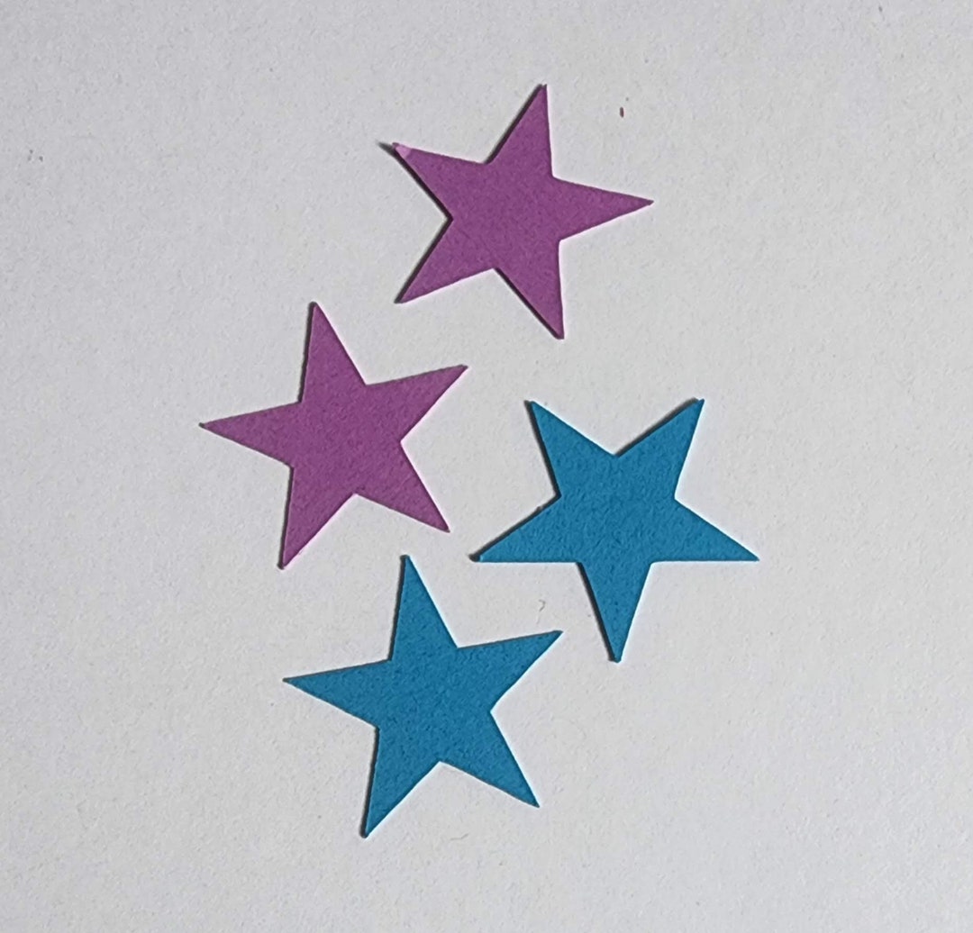 25 Pack Cardstock Star Cutouts – DIY Craft Shapes - Etsy
