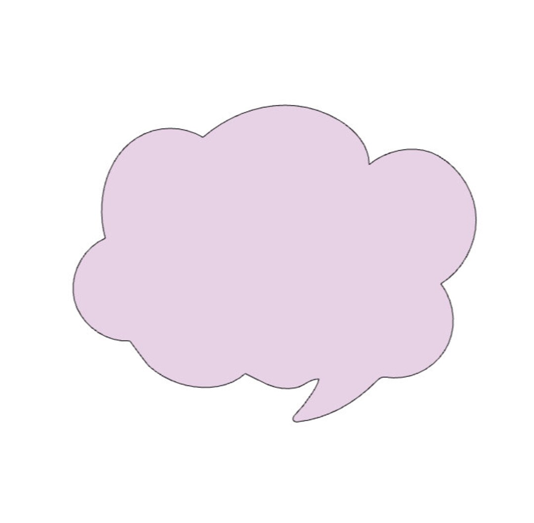 Cardstock Speech Bubble Cutouts - Party & Wedding Decor, DIY Crafts ...