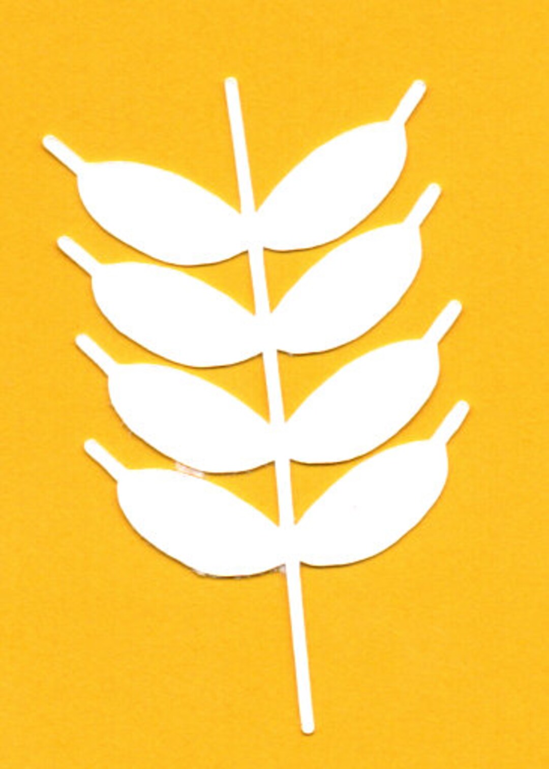 25 Pack Paper Wheat Cutouts, 65lb Cardstock Flowers, DIY Embellishments ...