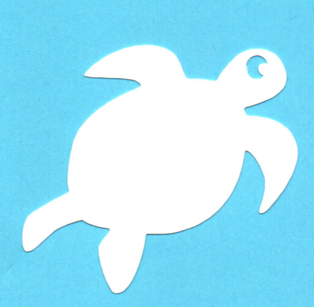 25 Pack - Paper Sea Turtle Shapes, Cut Out Sea Turtle, Cardstock Turtle ...