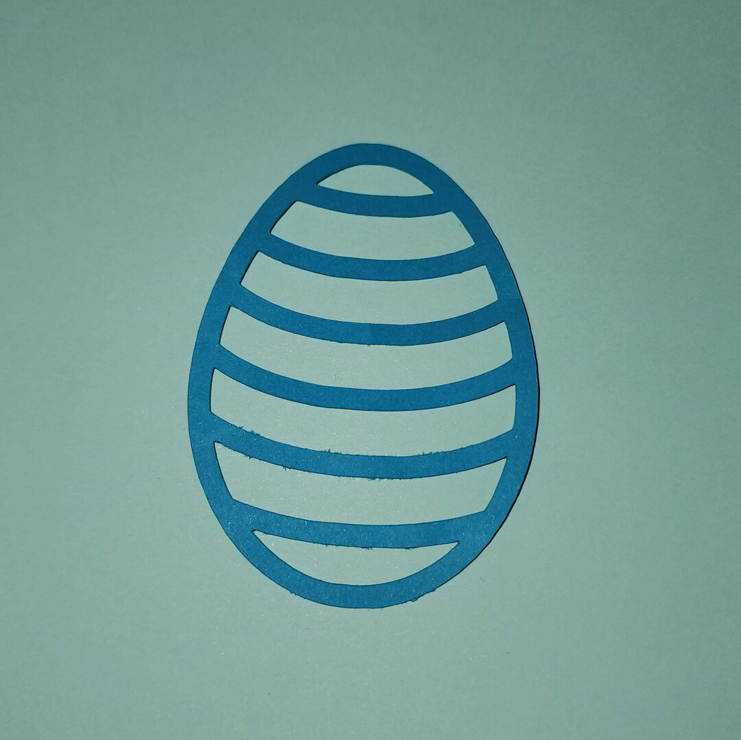 25 Easter Egg Cutouts, 65lb Cardstock, DIY Crafts - Etsy