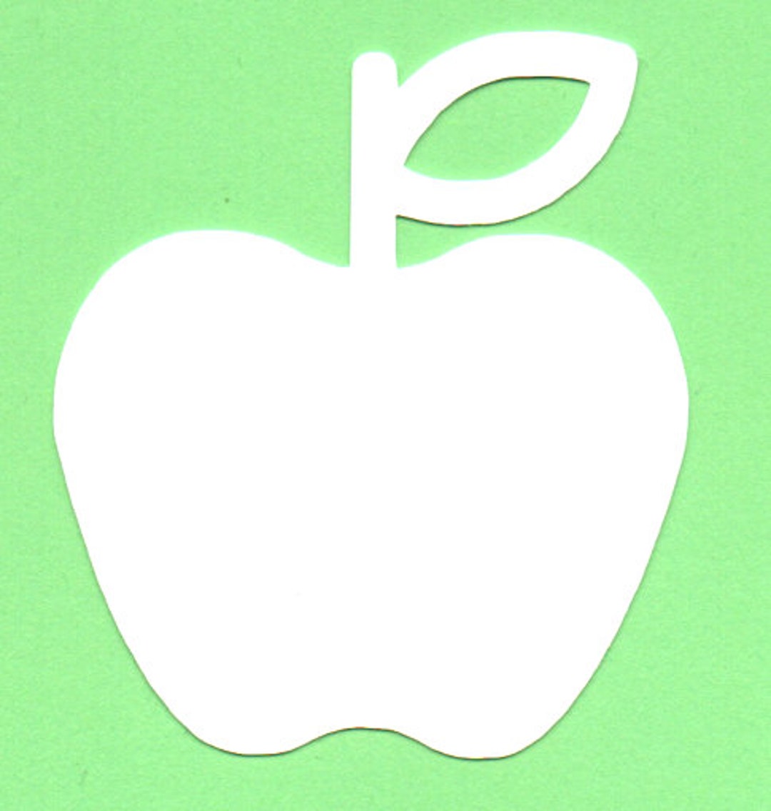 25 Pack Paper Apple Shape, Fruit Cut Out Die, Cardstock Apple, DIY ...