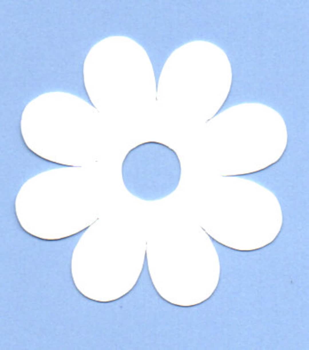 25 Pack Paper Flower Shape, Flower Cut Out Die, Cardstock Flower, DIY ...