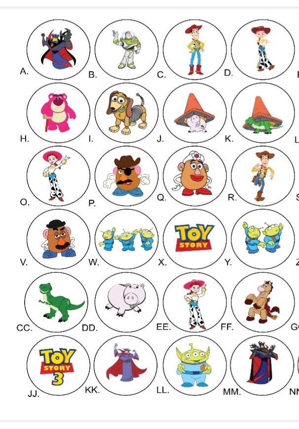 Toy Story Character Button Pins (2.28 Inch) - Etsy