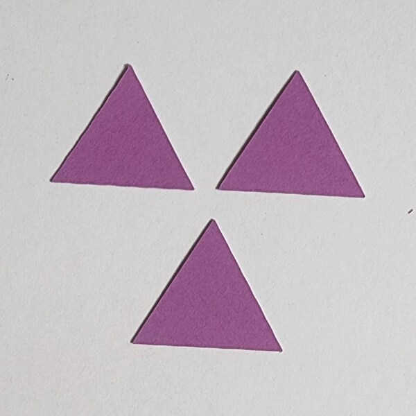 Triangle Die Cut - Etsy