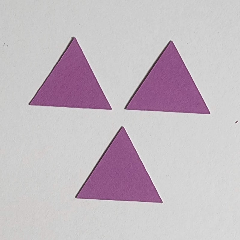 Triangle Cutout - Etsy