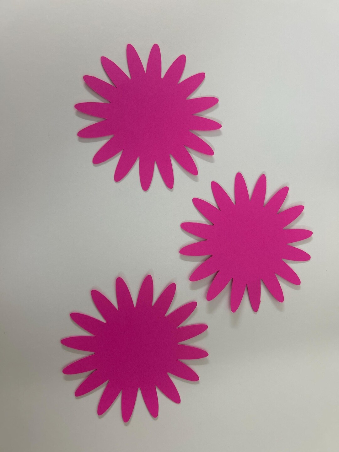 25 Pack Paper Flower Shape, Flower Cut Out Die, Cardstock Flower, DIY ...