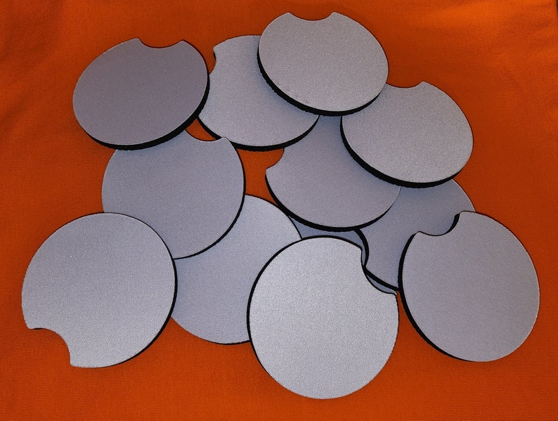 Sublimation Blank Car Coaster, 100% Polyester, Coaster for Thermal ...