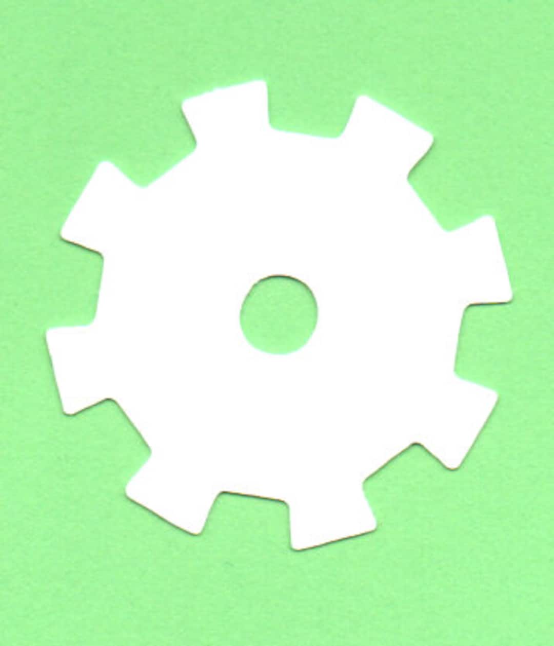 25 Pack - Paper Gear Shapes, Gear Cut Out, Card Stock , DIY Gear ...