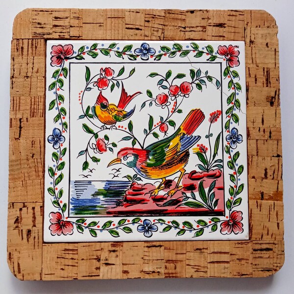 Vintage Tile Trivet - Etsy