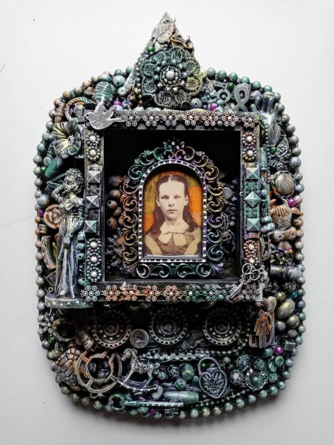 PARTS OF ME Assemblage Shrine art / found object / mixed media / junk ...