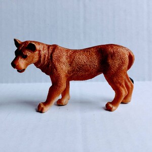 Miniature Lions Pair / Lioness / Small / Toy Animals / Terrarium Supply ...