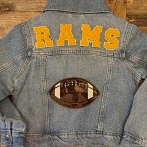 Ram Letter Jacket - Etsy