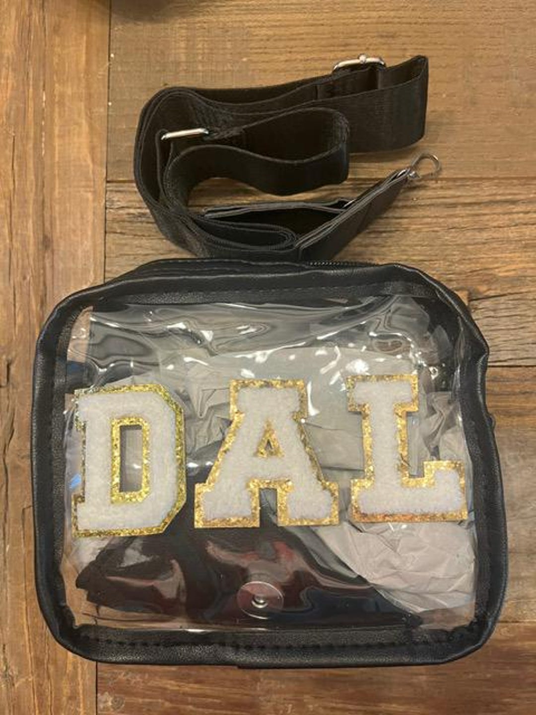 Dallas Themed Stadium Bag-clear Crossbody Purse-game Day Purse-chenille ...