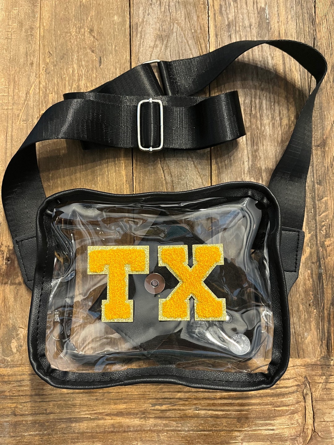 Texas Clear Stadium Bag-clear Crossbody Purse-game Day Purse-chenille ...