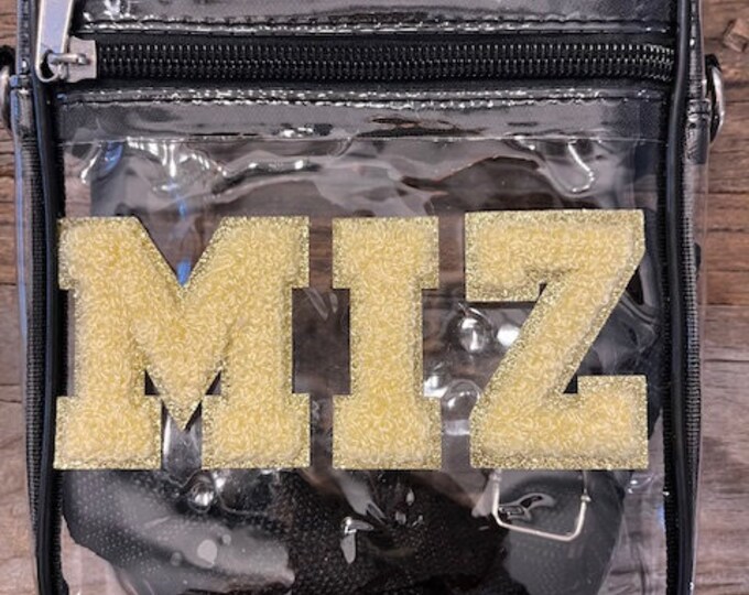 MU Clear Stadium Bag-clear Crossbody Purse-game Day Purse-chenille ...