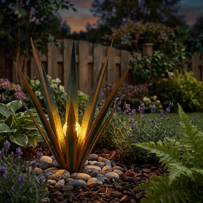 Agave Outdoor Garden Art - Etsy