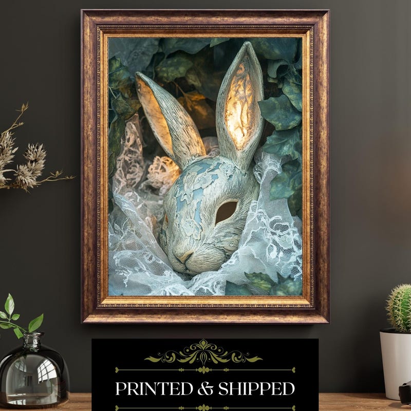 Creepy Rabbit Mask - Etsy