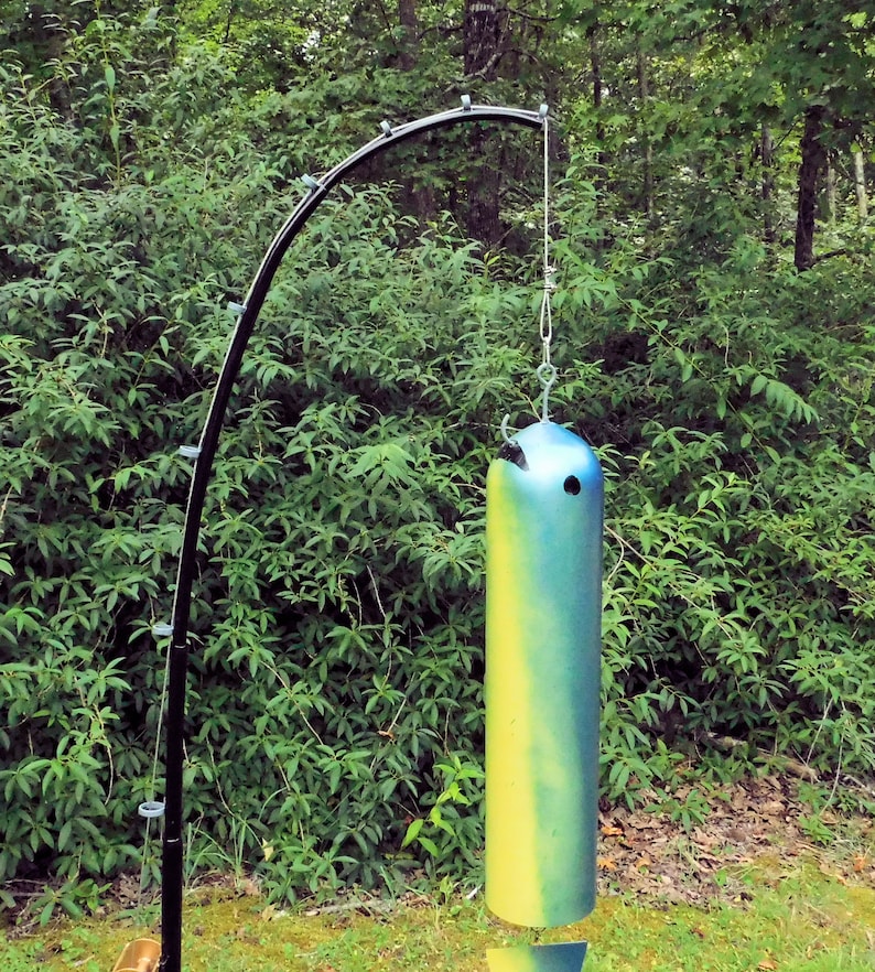 Large Tank Bell Wind Chime or Gong Titled "fish On" - Etsy