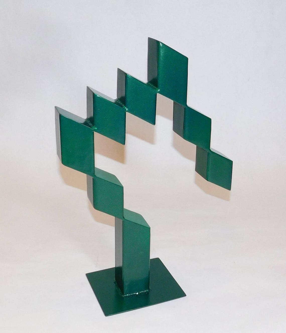 Modern or Industrial Looking Square Metal Tube Art Sculpture | Etsy