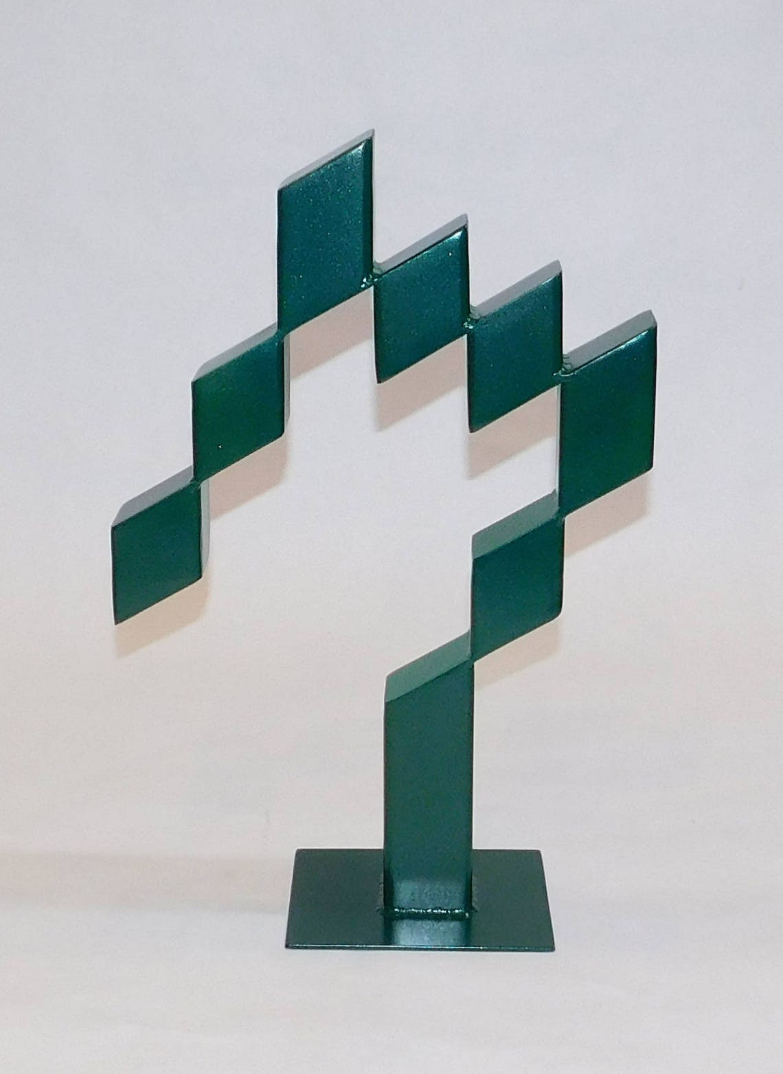 Modern or Industrial Looking Square Metal Tube Art Sculpture | Etsy