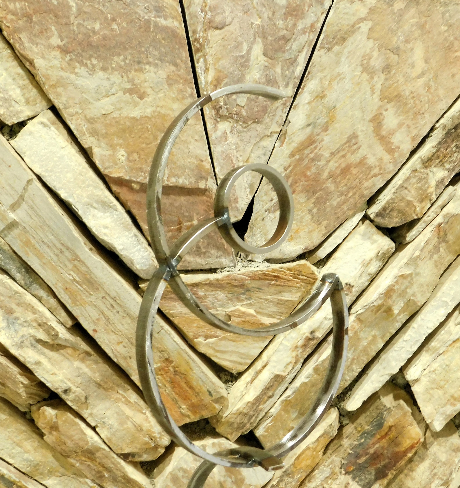 Modern Abstract Metal Ring Sculpture - Etsy