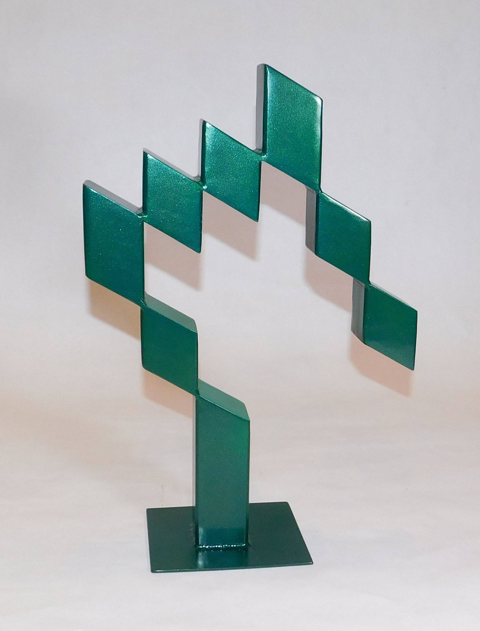 Modern or Industrial Looking Square Metal Tube Art Sculpture | Etsy