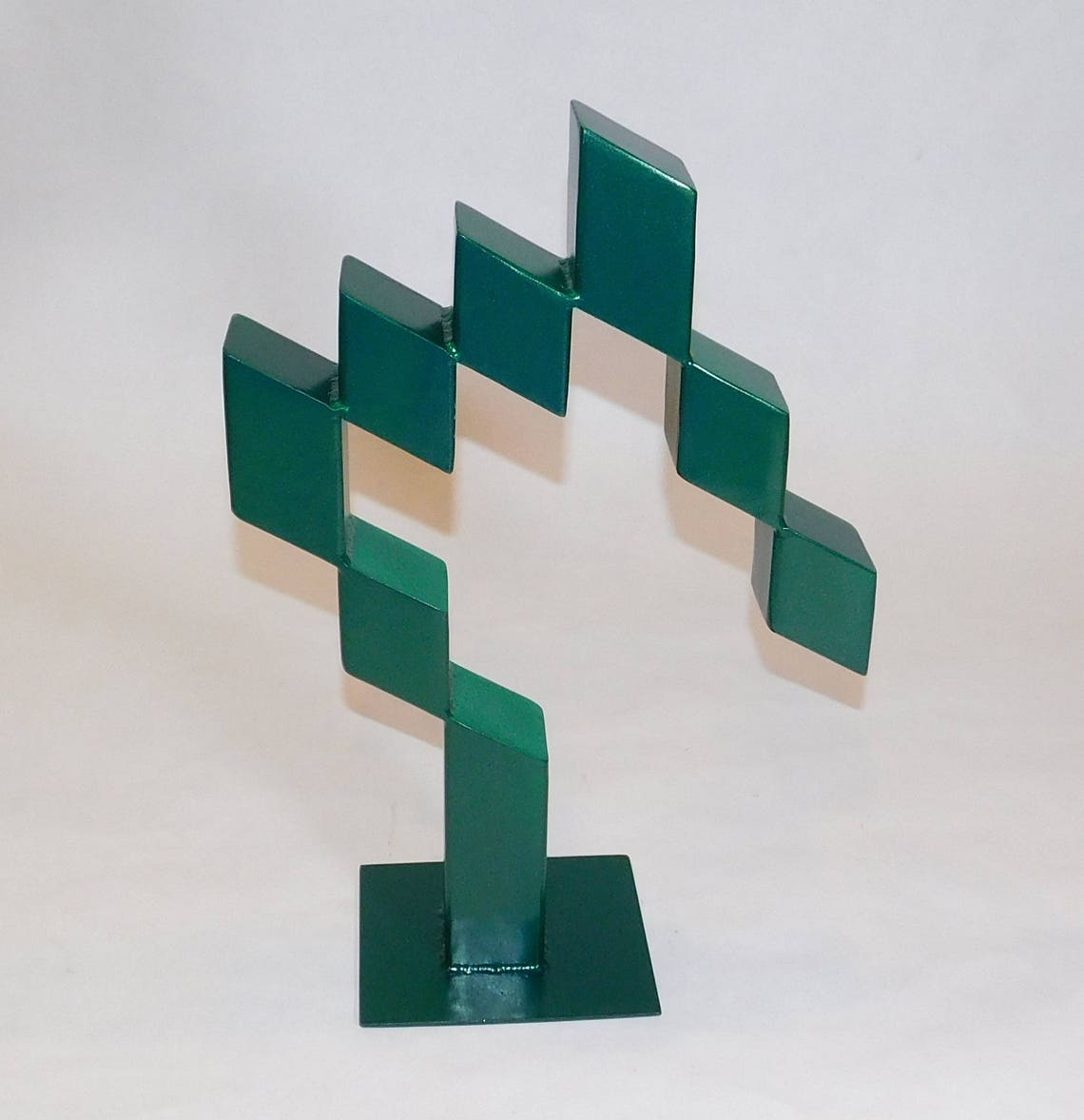 Modern or Industrial Looking Square Metal Tube Art Sculpture | Etsy