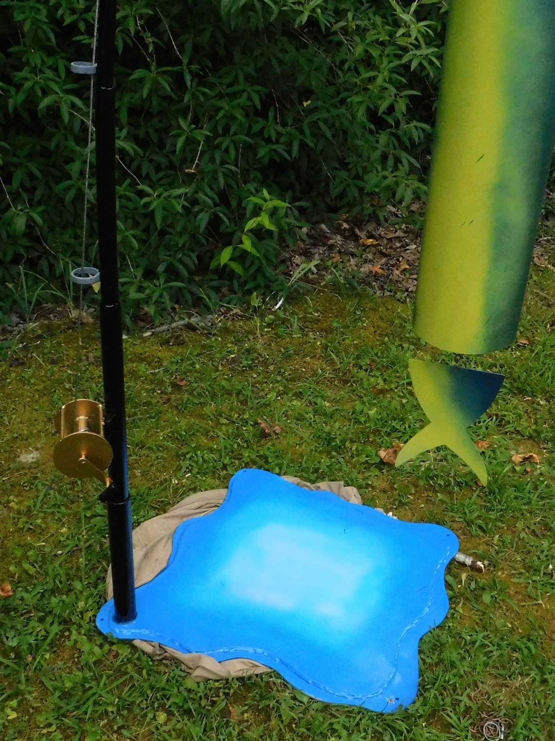 Large Tank Bell Wind Chime or Gong Titled "fish On" - Etsy