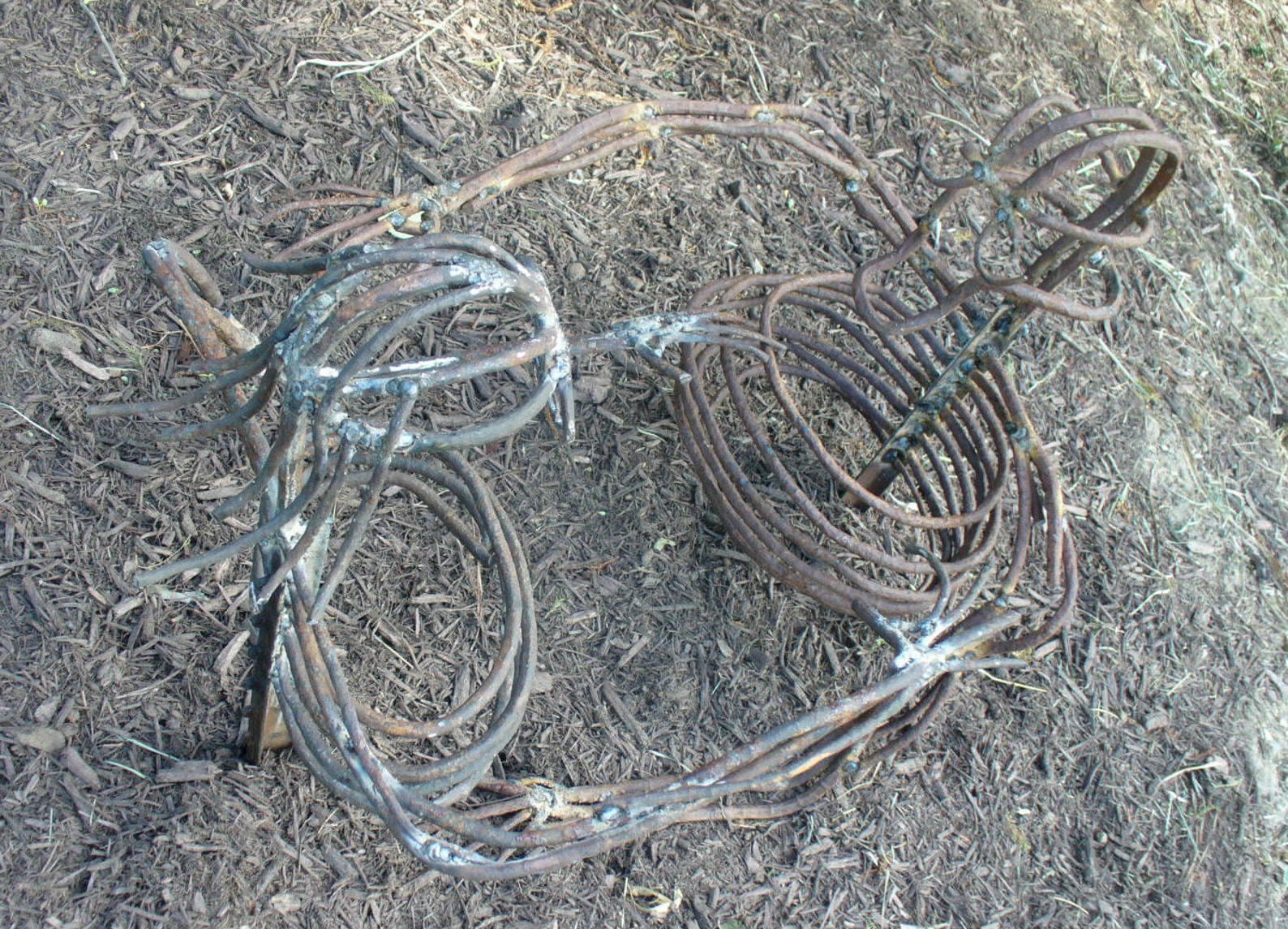 Twisted Rebar Steampunk Sculpture ida - Etsy